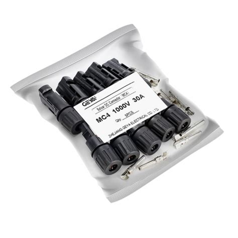 Set 5 conectori MC4 - 1000V - 30A - pentru cablu 2.5/4/6mm2
