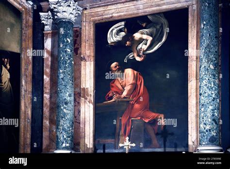 Rome Italy 17th Nov 2023 Painting By Michelangelo Merisi Called