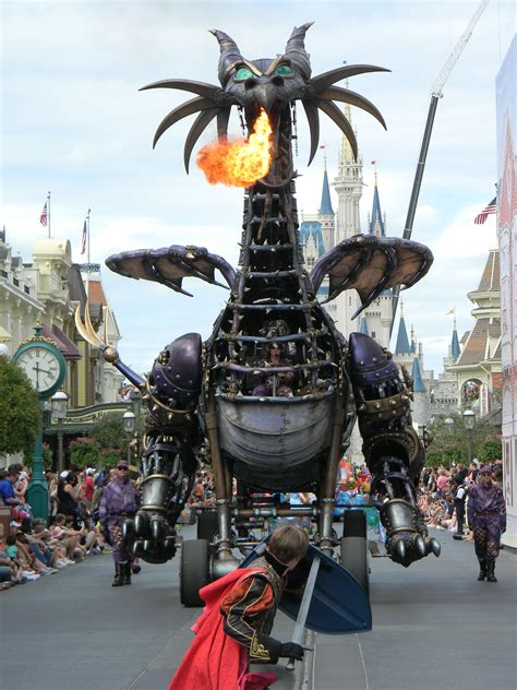 Prince Phillip Vs Maleficent In The Festival Of Fantasy Parade Walt Disney World Festival Of