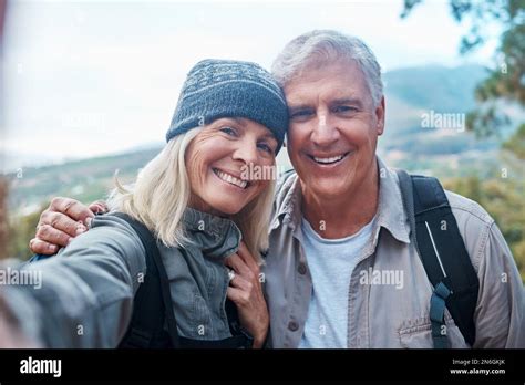 Nothing Beats A Day Of Hiking Together A Senior Couple Taking A Selfie