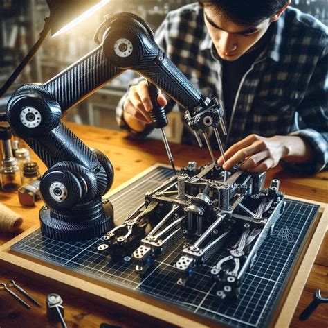 Building A Lightweight Robot Arm With Carbon Fiber