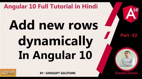 Add New Rows Dynamically In Angular Angular Full Tutorial In Hindi YouTube