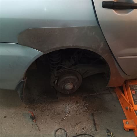Начинаем резать арки — Mitsubishi Lancer IX, 1,6 л, 2003 года ...