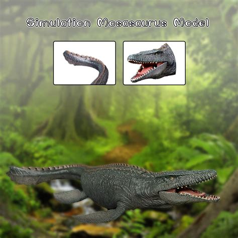 Gqtwoy Jurassic Large Mosasaurus Dinosaur Toy Figure 144 Realistic