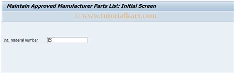 MP SAP Tcode Maintain AMPL Records