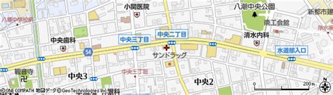 埼玉県八潮市中央2丁目22 1の地図 住所一覧検索｜地図マピオン