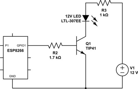 Microcontroller NPN Transistor Is Always On Electrical Engineering