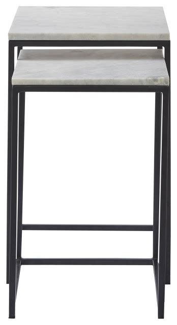 Chalmers Outdoor Nested Tables Transitional Outdoor Side Tables