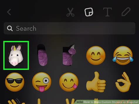 How To Make Custom Stickers On Snapchat 6 Steps With Pictures