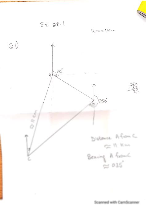 Solution 28 1 Bearing Cambridge Igcse Solved Questions Studypool