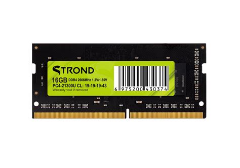 MemÓria Ram Ddr4 Sodimm 2666mhz Standard Strond