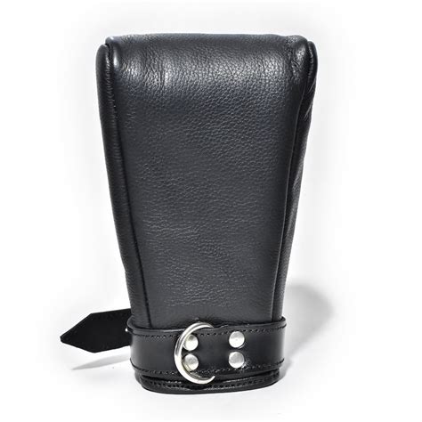 Real Cow Leather Wrist Cuffs Bdsm Sex Handcuffs Purple Fist Mitts