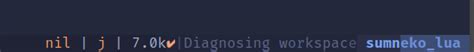 Lspprogress Blocks The Lualine Below · Issue 203 · Folkenoicenvim