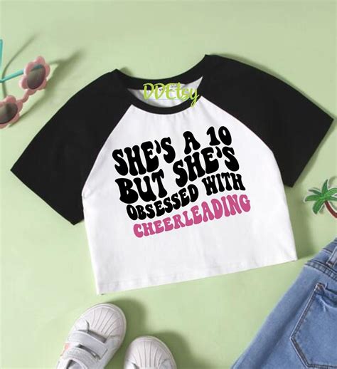 Cheer Crop Top Cheer Tees Cheerleading Ts Cheer Coach Ts Cheer