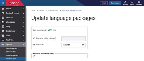 Update Language Packages