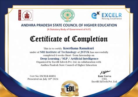 keerthana ramakuri on linkedin excelr deeplearning nlp
