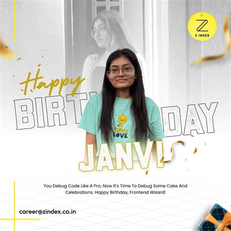 z index solutions on linkedin happybirthday happybirthdayjanvi