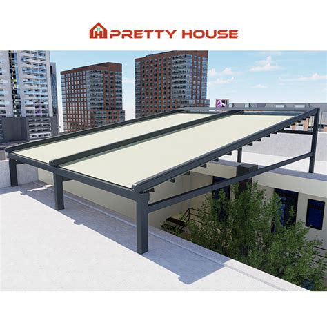 Remote Control Easily Install Outdoor Aluminum Folding Retractable