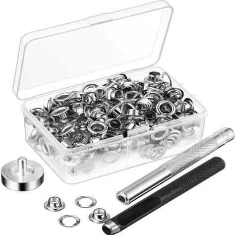 ENSEMBLE 100 ENSEMBLES d outils de poinçon pour œillets en métal