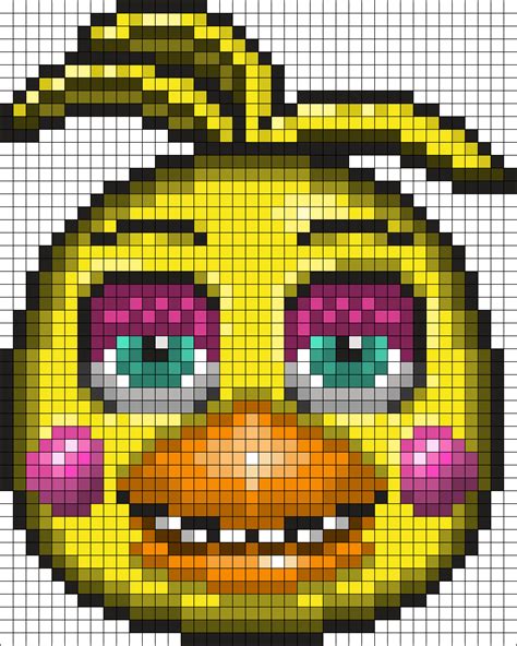 Toy Chica Perler Bead Pattern Bead Sprites Characters Fuse Bead Patterns