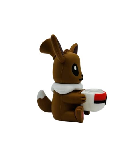 Tokémon Bubbler Eevee Silicone Bong Tdh Mx