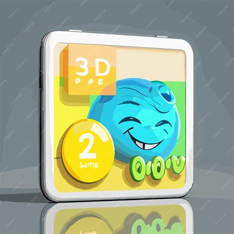 premium vector create a mockup program named happy meterthat features a 3d user interface