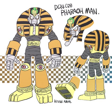 Pharaoh Man Mega Man And 3 More Drawn By Arigahitoshi Danbooru