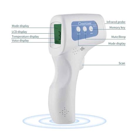Berrcom Non Contact Forehead Thermometer KHA Hospitality Importer