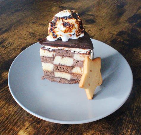 Misugaru Smores Checkerboard Cake Freddys Harajuku