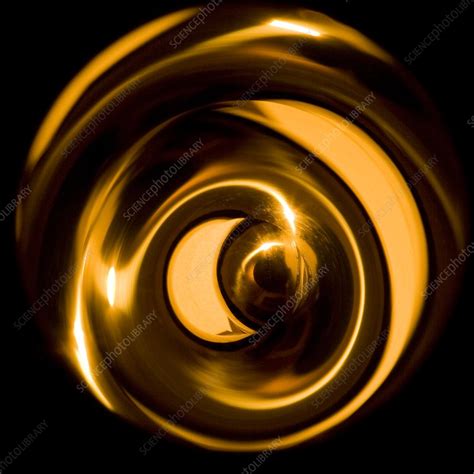 Reflection Inside A Neutron Guide Abstract Image Stock Image C040