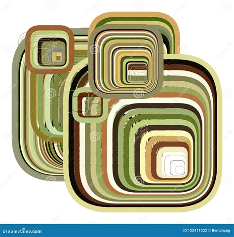 Shape Of Rounded Rectangle Abstract Geometric Background Pattern Web Art Canvas And Style