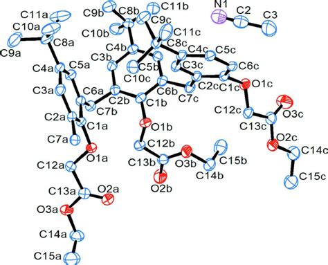 A View Of The Asymmetric Unit Of The Title Compound With Atom Download Scientific Diagram