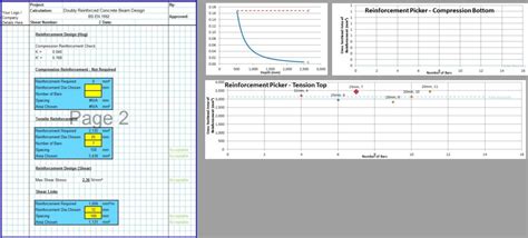 Doubly Reinforced Beam Design Excel Spreadsheet CivilWeb