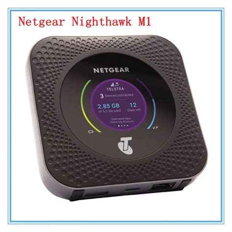 Unlocked Netgear Nighthawk M1 4GX Gigabit LTE Mobile Router Rj45