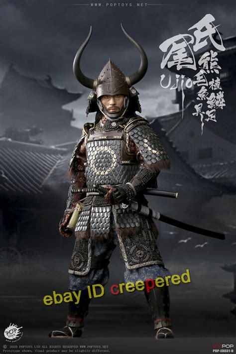 POPTOYS Brave Samurai UJIO Warrior 1 6 EX031B Deluxe Male Action