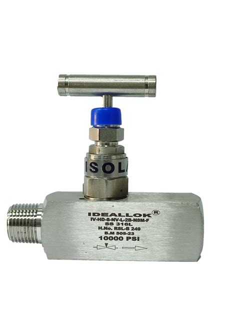 Ss316 Adaptor Male X Female 10000psi And 6000psi Ideal Valves