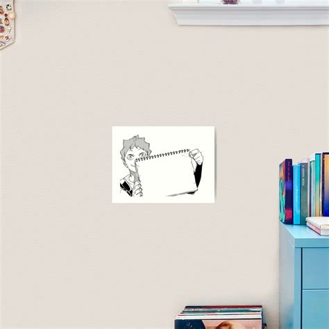 Hinata Haikyuu Timeskip Manga Cap Art Print By Joojlia Redbubble
