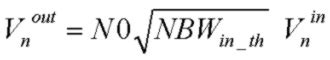 Noise Input Vs Output Referred Noise