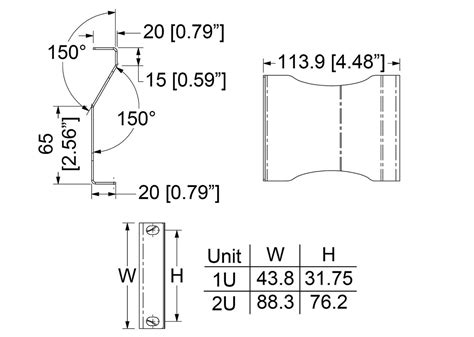 Penn Elcom Rack Mount Offset Brackets Tdi Pro Av Ltd