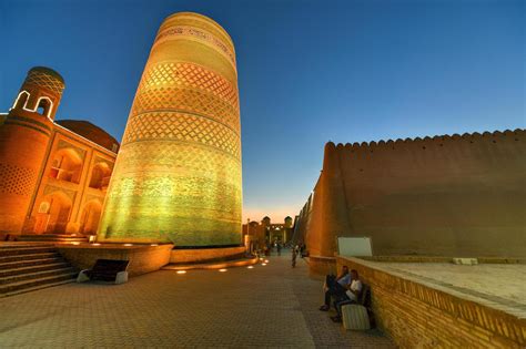 Khiva Uzbequistão 13 De Julho De 2019 Arquitetura Histórica De