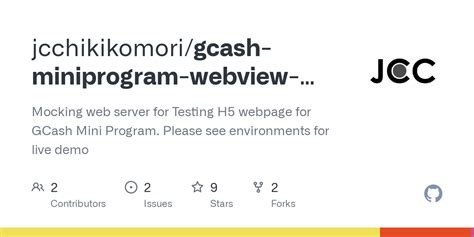 Github Jcchikikomorigcash Miniprogram Webview Sample Mocking Web