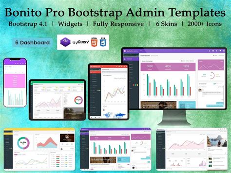 Bonito Pro Bootstrap 4 Admin Templates And Web Apps Dashboards Web