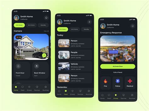 Home Security Mobile App By Sk Radwoan On Dribbble