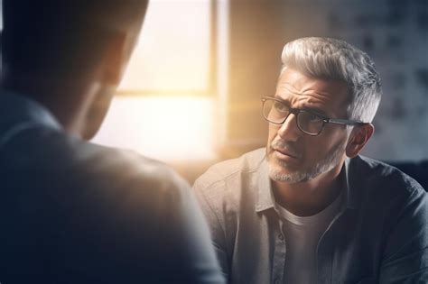 Premium Ai Image Man Receiving Counseling Store Customer Generate Ai