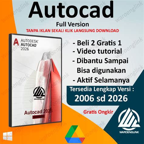 Jual Autocad 2026 Autocad 2025 Autocad 2024 Autocad 2023 Autocad 2022