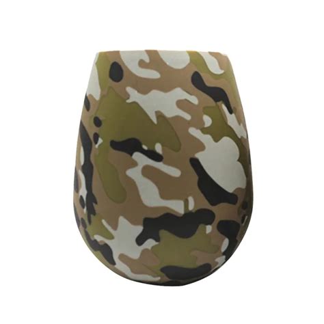 Hifancy Colorful Printing Stemless Unbreakable Wine Glass Artistical