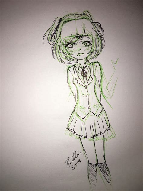 A Flustered Natsuki R Ddlc