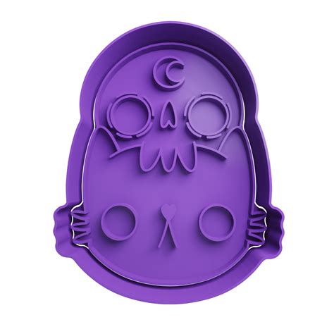 Cat And Skull Cookie Cutter Stl 2 Cookie Cutter Stl Store Design