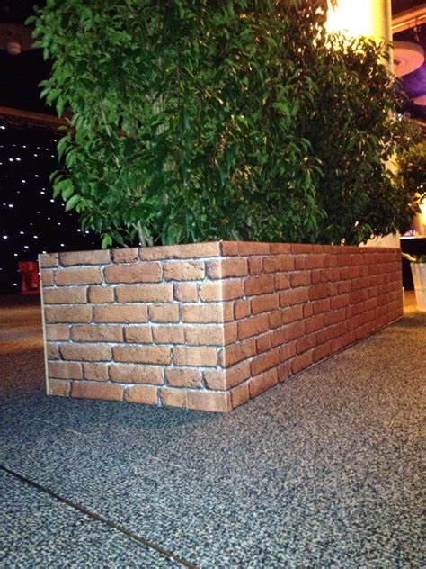 Brick Effect Plant Pot Surround For Customized Garden Design