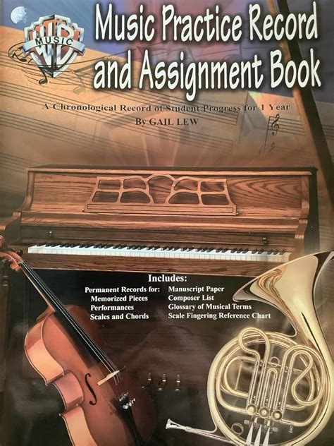 Buy Wb Music Practice Record And Assignment Book A Chronological